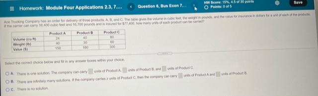 Solved Homework: Module Four Applications 2.3, 7.... | Chegg.com