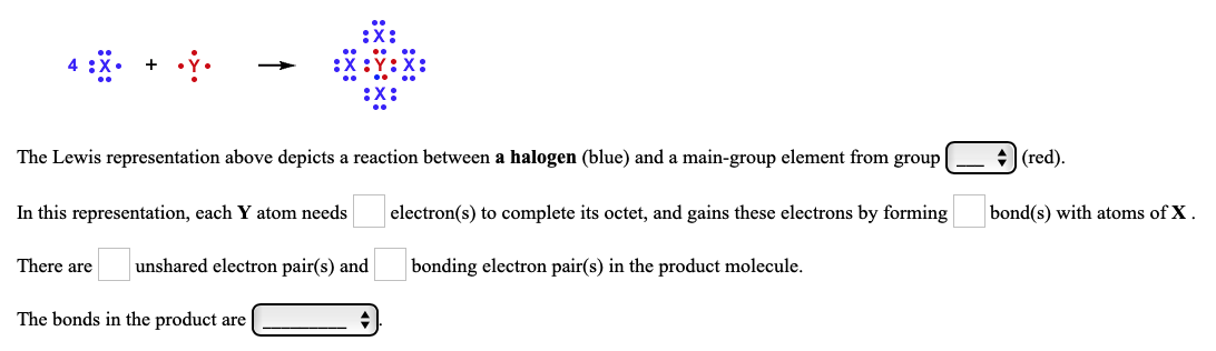 Solved 4 The Lewis representation above depicts a reaction | Chegg.com
