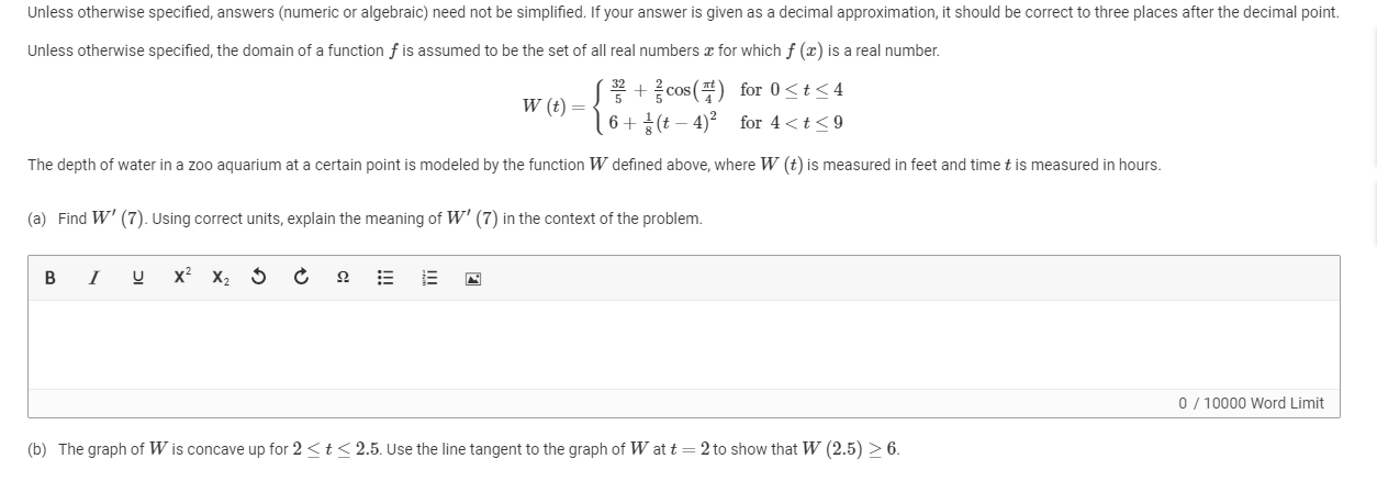Solved Unless otherwise specified, answers (numeric or | Chegg.com
