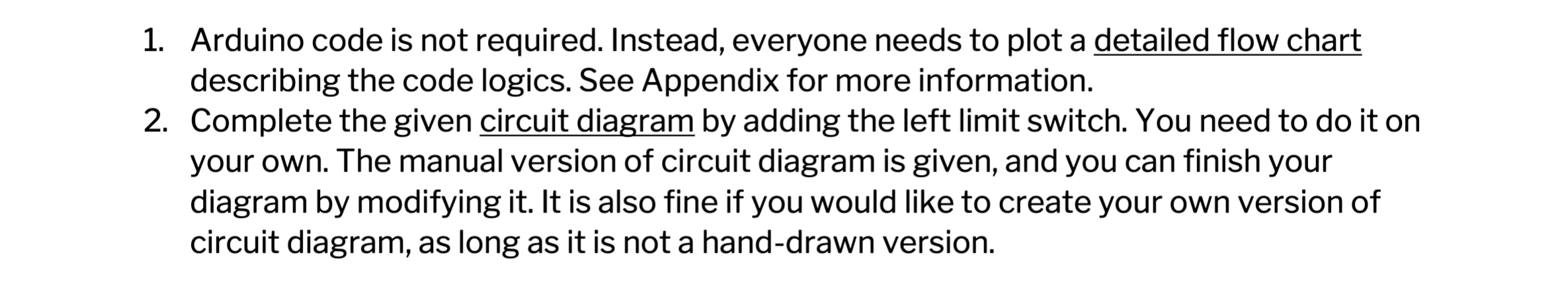 Solved 1. Arduino code is not required. Instead, everyone | Chegg.com