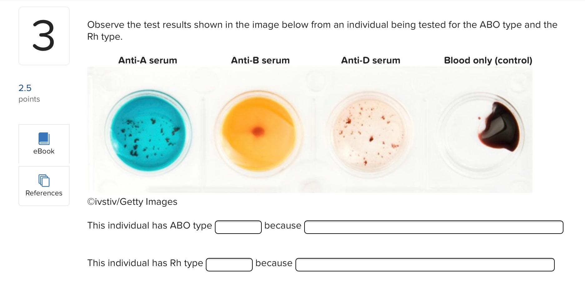 Solved 3 Observe the test results shown in the image below | Chegg.com