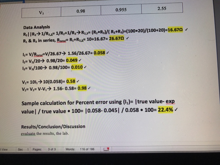 Solved Resistors in Series and Parallel II Introduction The | Chegg.com