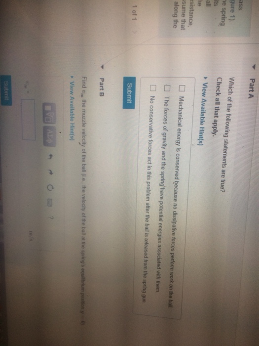 Solved A spring-loaded toy gun is used to shoot a ball of | Chegg.com