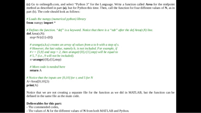 Solved (a) Write a MATLAB function called Area having two | Chegg.com