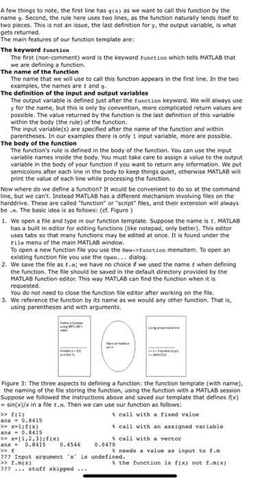 Solved Exercise 7 Write A Function File To Evaluate The 