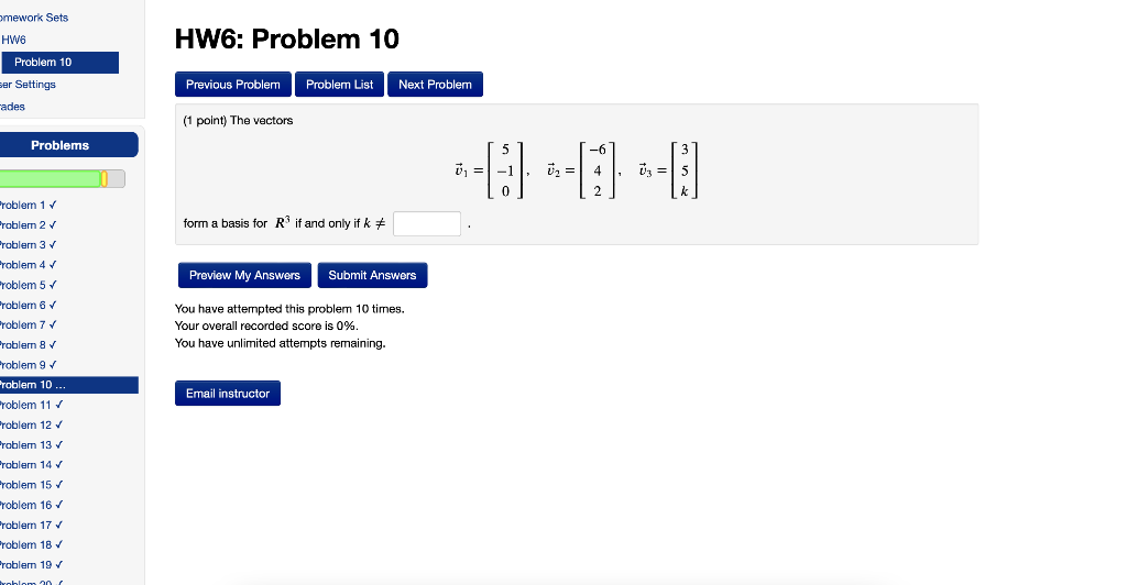 Solved form a basis for 𝑅3 R3 if and only if 𝑘≠k≠ | Chegg.com