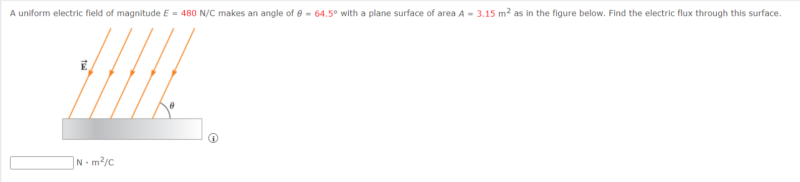 Solved \\( N \\cdot m^{2} / C \\) | Chegg.com