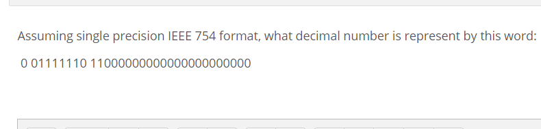 Solved Assuming single precision IEEE 754 format, what | Chegg.com
