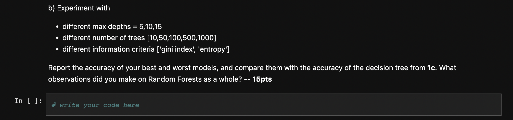 Solved Random Forest algorithm is an extension to the | Chegg.com