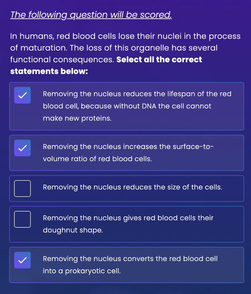 Solved The following question will be scored. In humans, red | Chegg.com
