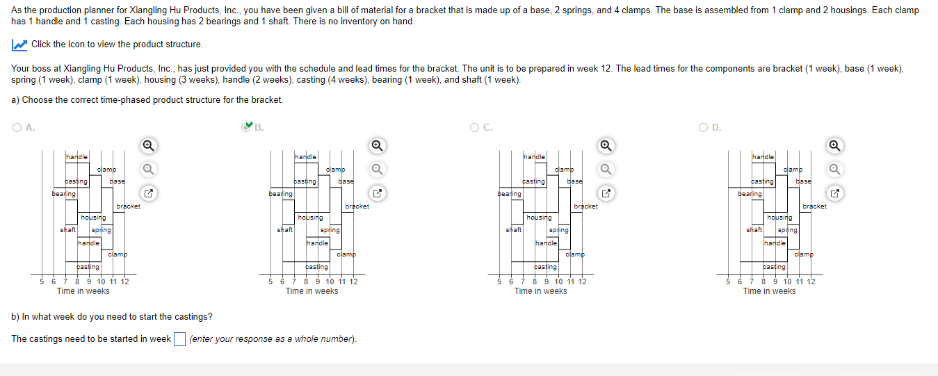 Solved *ONLY ANSWER PART B. PART B: In what week do you | Chegg.com