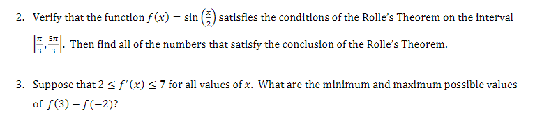 Solved 2. Verify that the function f(x)=sin(2x) satisfies | Chegg.com