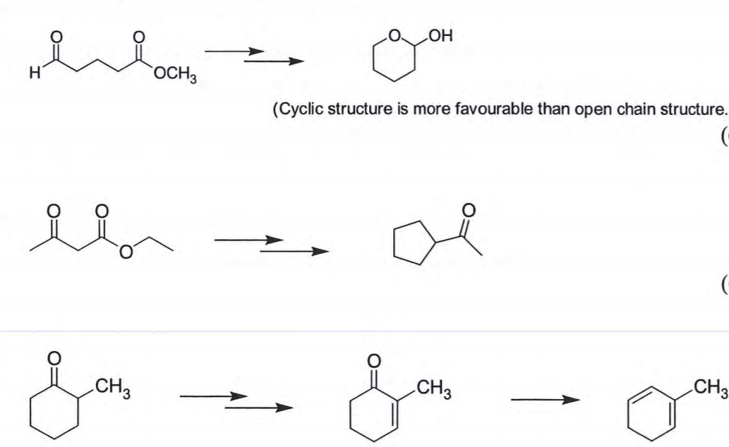 OH H ОСН, (Cyclic structure is more favourable than | Chegg.com
