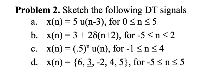 Solved Signals & Systems problem Please answer all with | Chegg.com