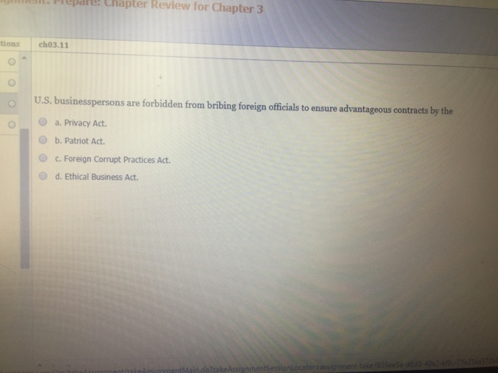 Solved Ter Review For Chapter 3 Ent Prepare Chapter Review 