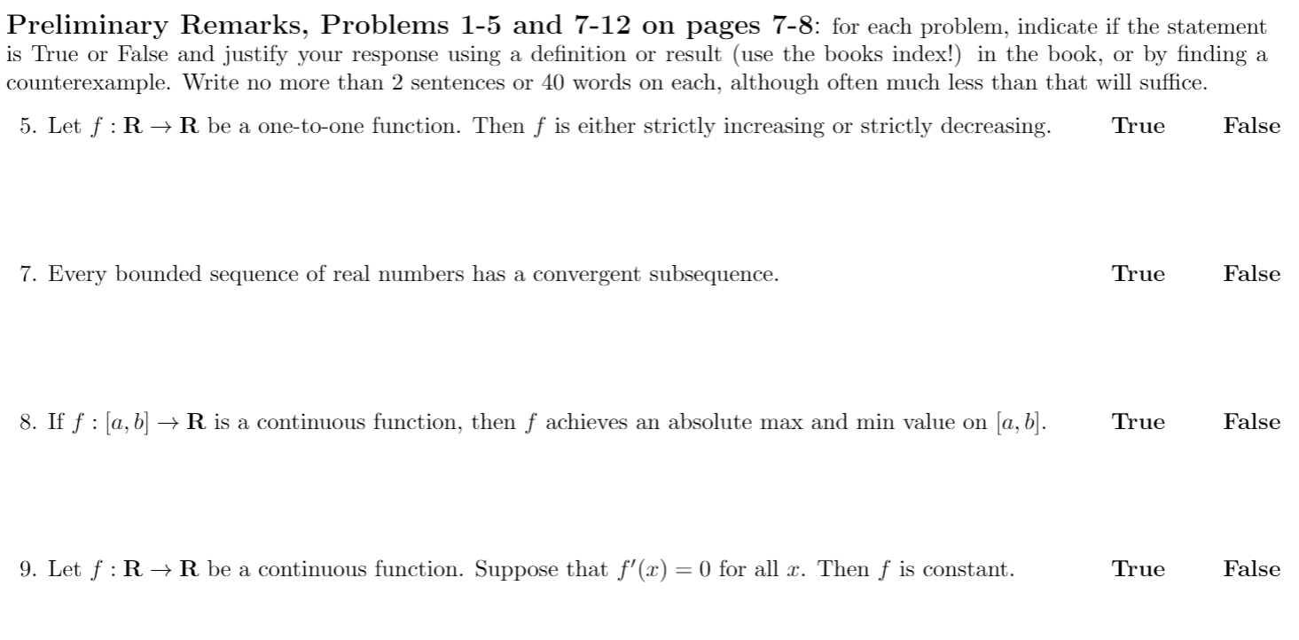 Solved Preliminary Remarks, Problems 1-5 and 7-12 on pages | Chegg.com