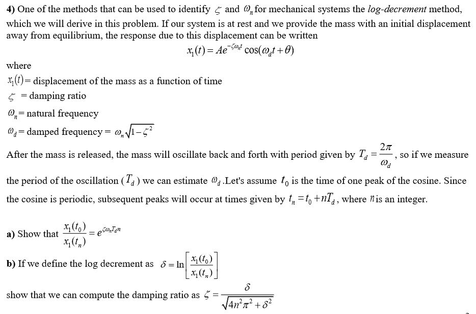 4) One of the methods that can be used to identify ζ | Chegg.com