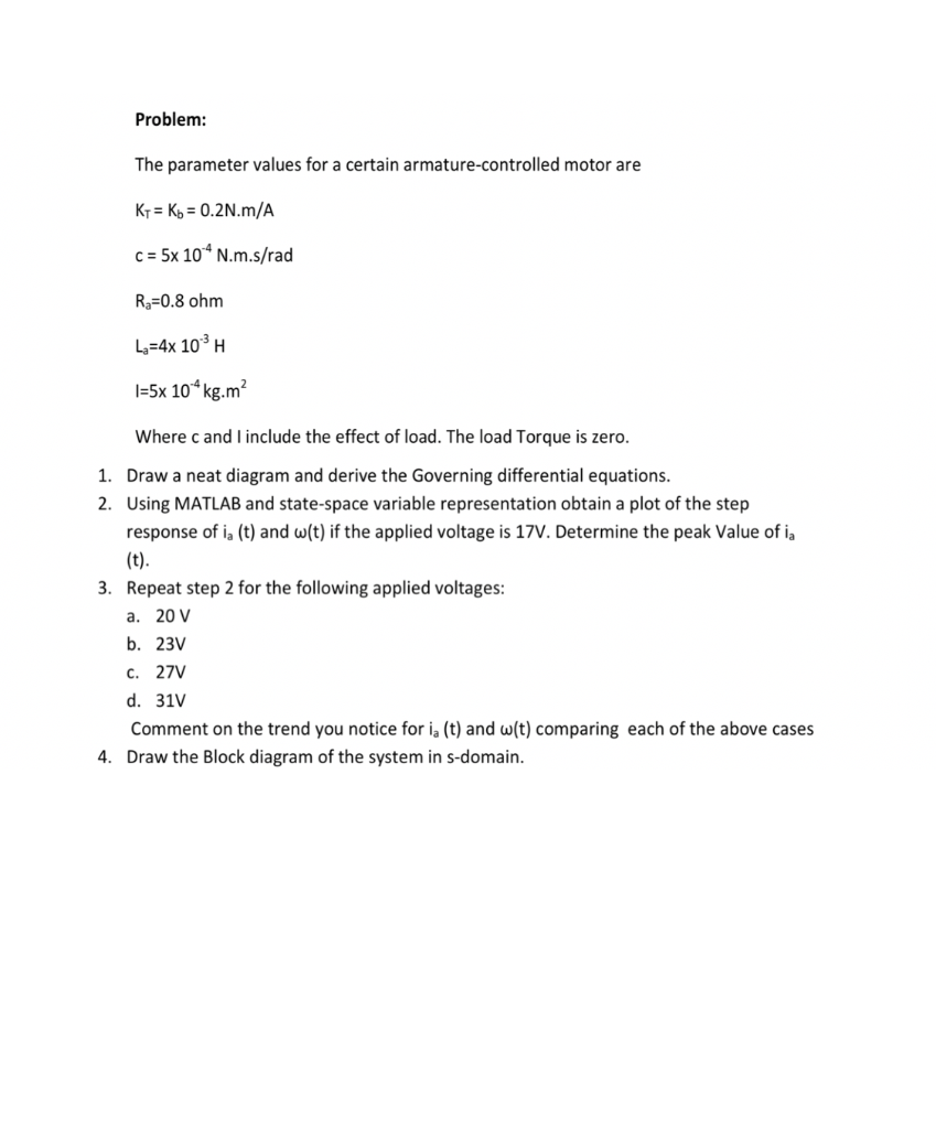 Solved Problem: The parameter values for a certain | Chegg.com