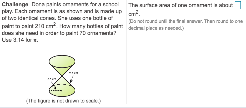Solved Challenge Dona paints ornaments for a school The | Chegg.com