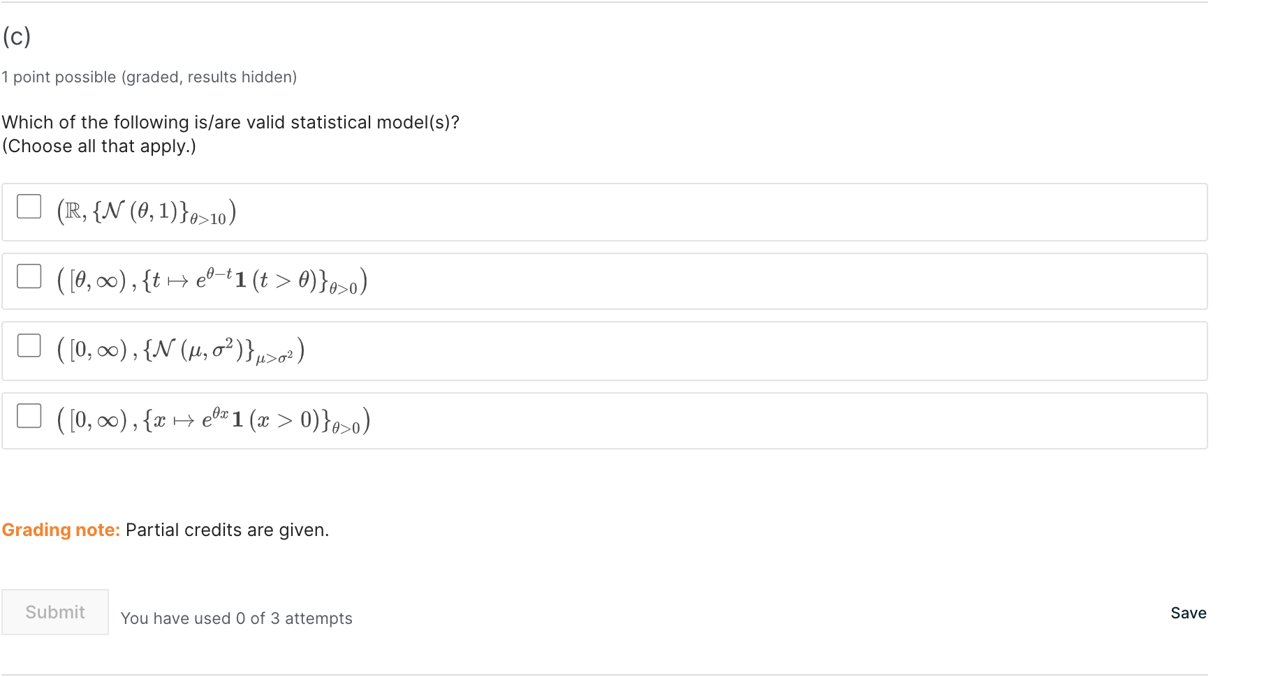 Solved (a) 1 point possible (graded, results hidden) All | Chegg.com