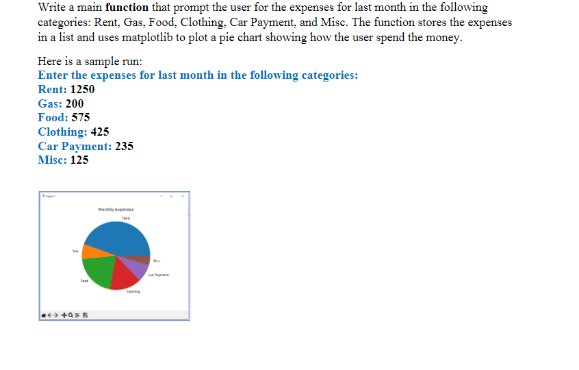 Solved Write a main function that prompt the user for the | Chegg.com