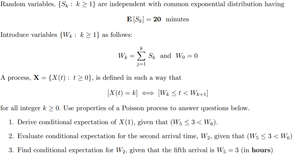Use Poisson process to answer the questions | Chegg.com