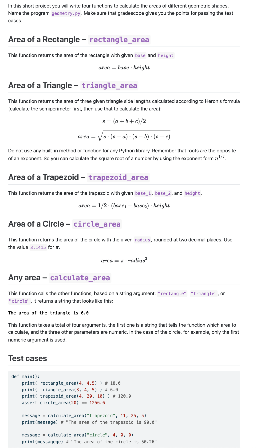Solved In this short project you will write four functions | Chegg.com