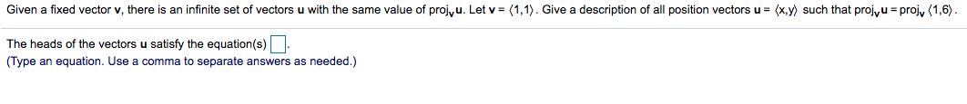 Solved Given a fixed vector v , there is an infinite set of | Chegg.com