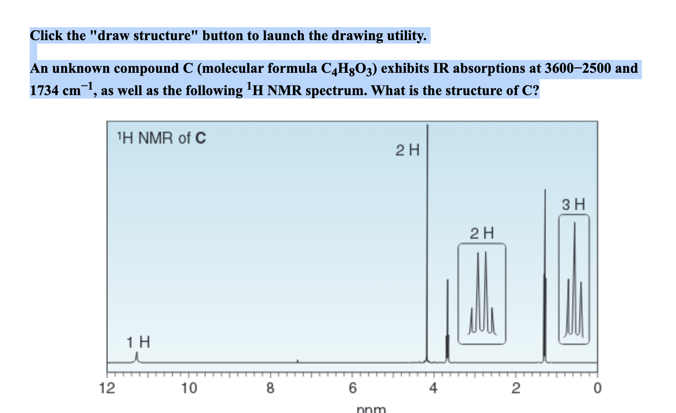 Solved Click the "draw structure" button to launch the | Chegg.com