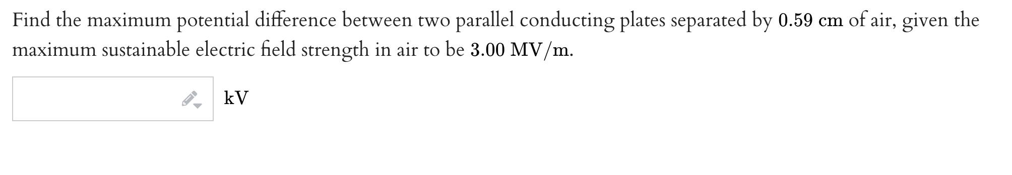Solved Find the maximum potential difference between two | Chegg.com