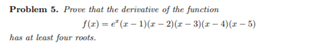 Solved Problem 5. Prove that the derivative of the function | Chegg.com