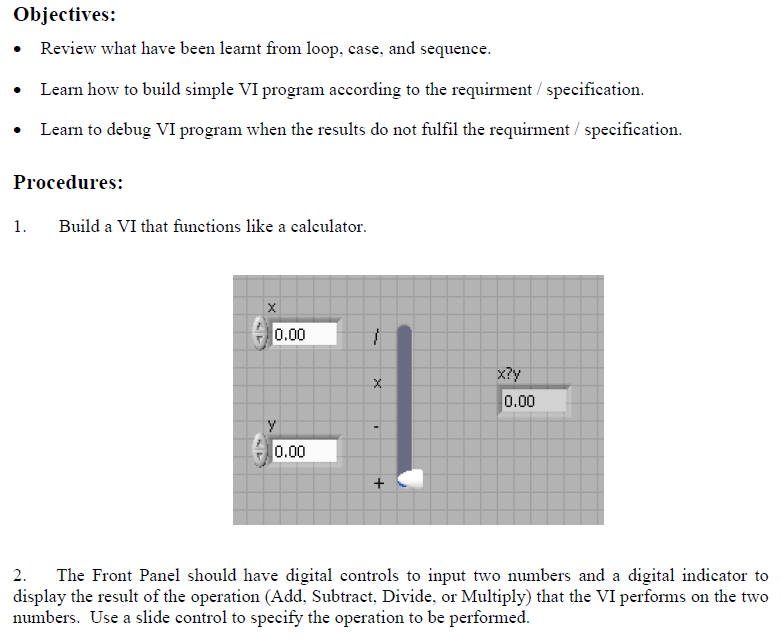 Objectives: - Review what have been learnt from loop, | Chegg.com