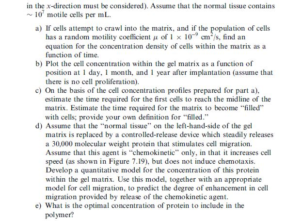 Exercise 7.5 A polymeric material, similar to the gel | Chegg.com