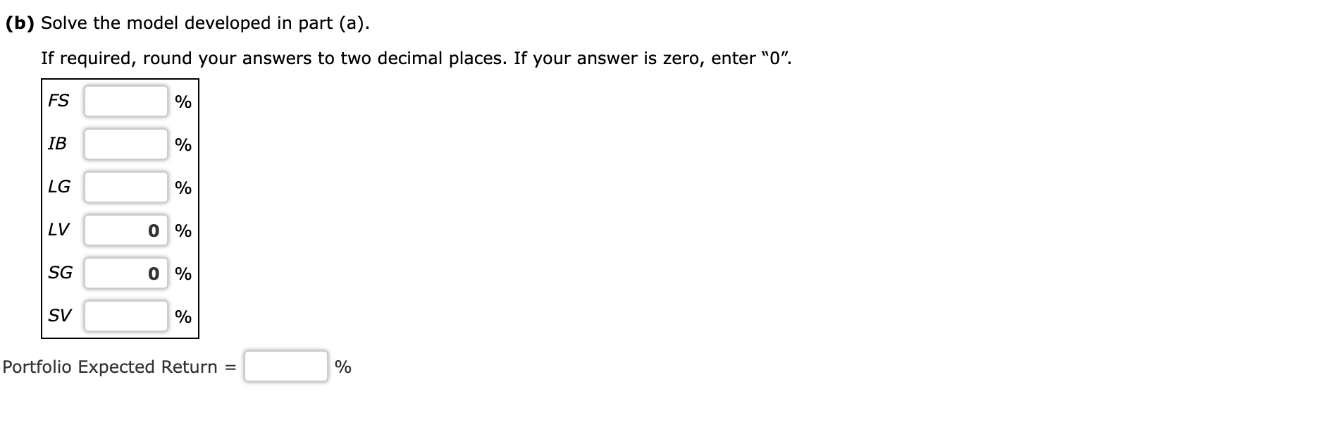A second version of the Markowitz portfolio model | Chegg.com