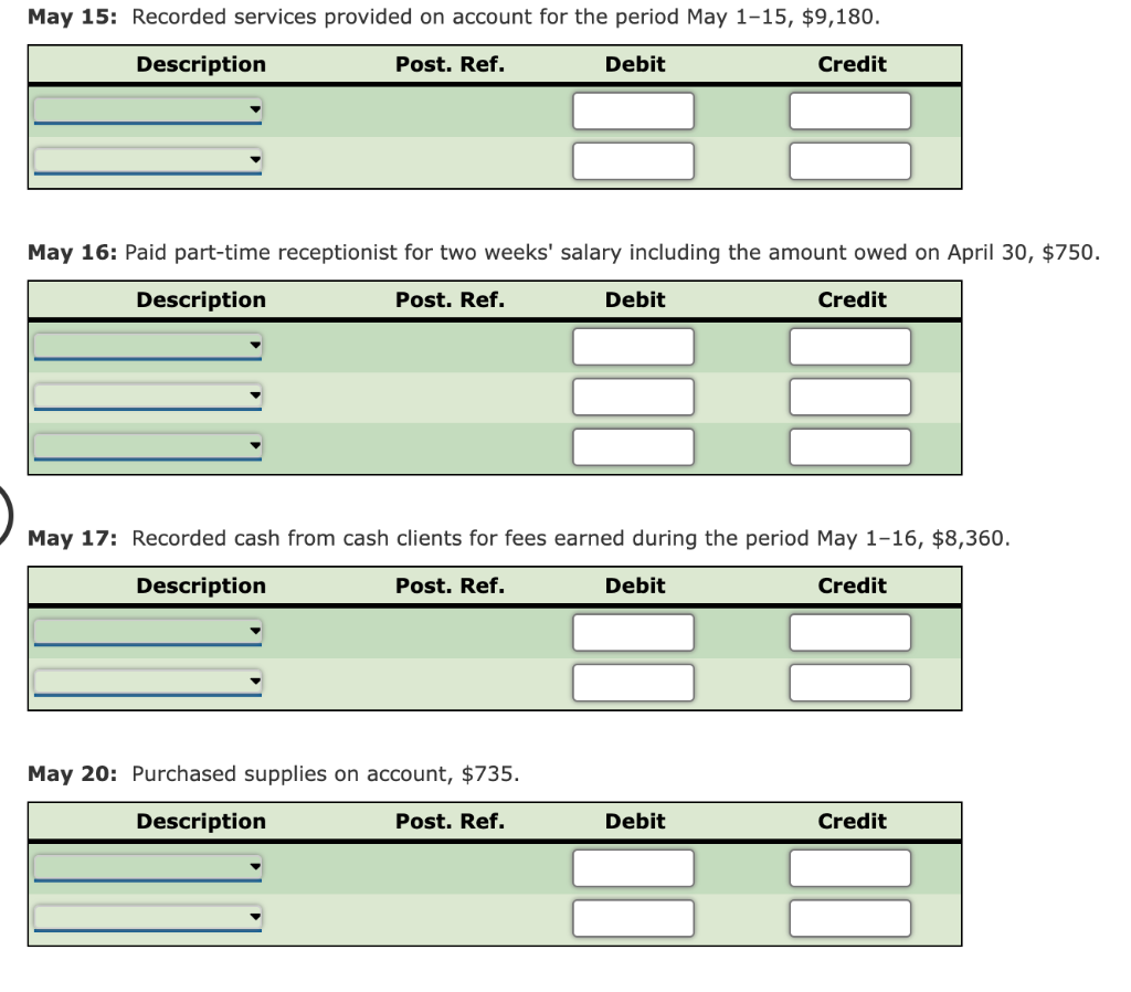 Solved Comprehensive Problem 1 Part 1: The following is a | Chegg.com