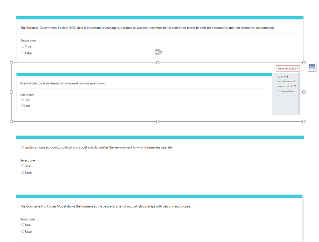 Solved The Business-Government-Society (BGS) field is | Chegg.com