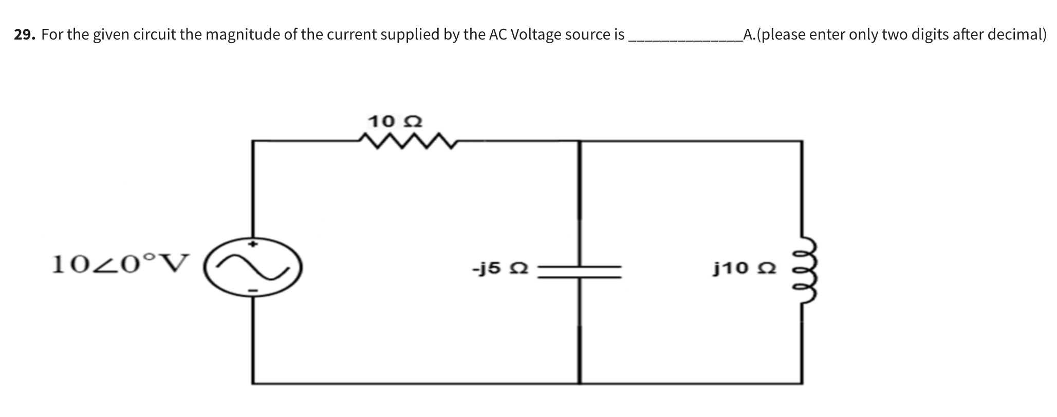 Solved 28. In the given circuit find the value of the node | Chegg.com