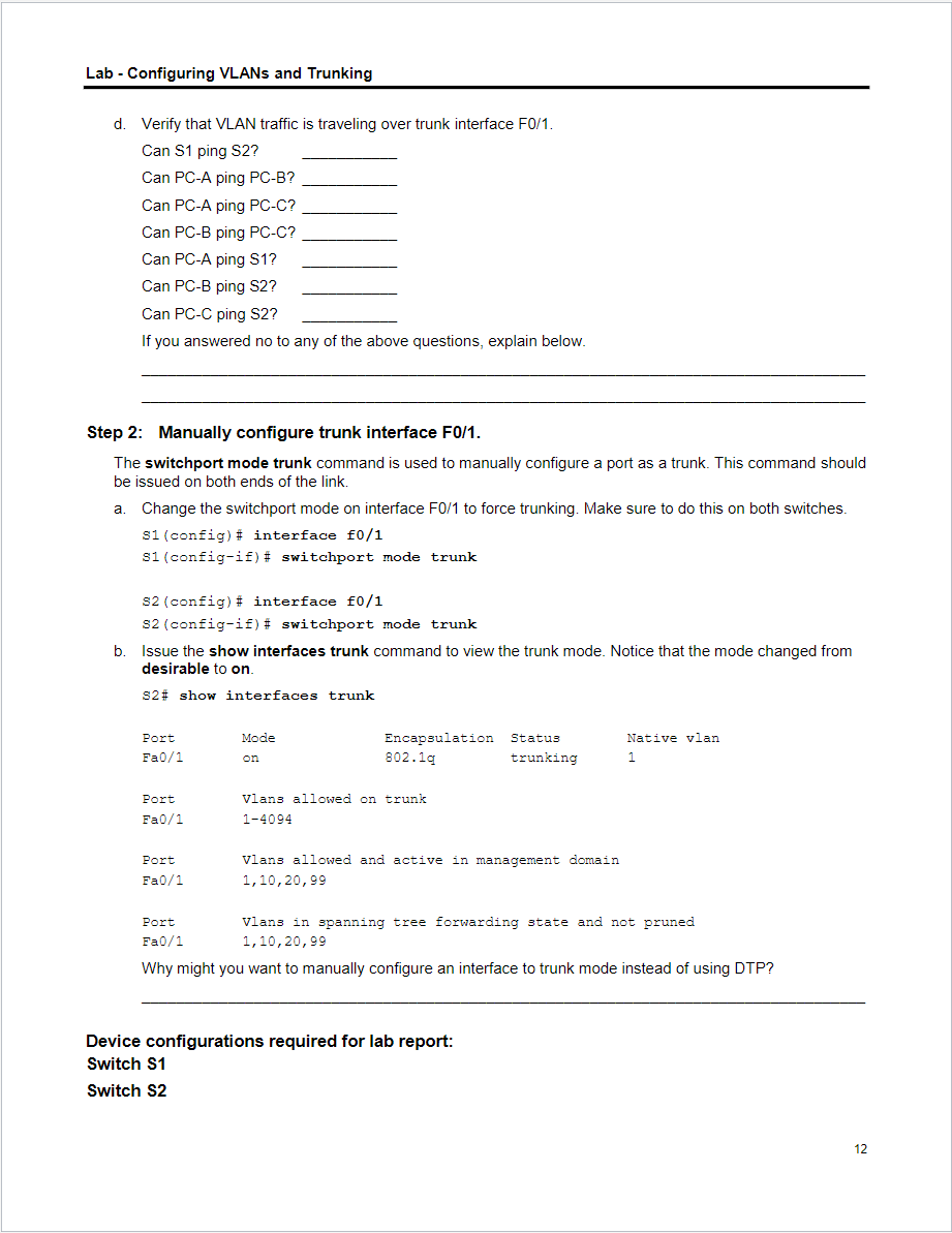 Solved Using Cisco packet tracer complete and ignore all | Chegg.com