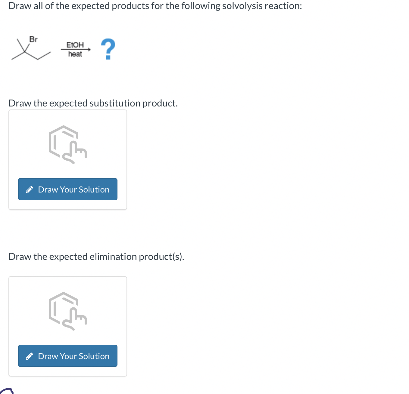 Solved Draw all of the expected products for the following | Chegg.com