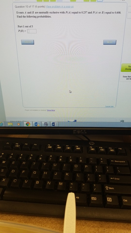 Solved Question 10 of 17 (6 points) View problem in a pop-up | Chegg.com