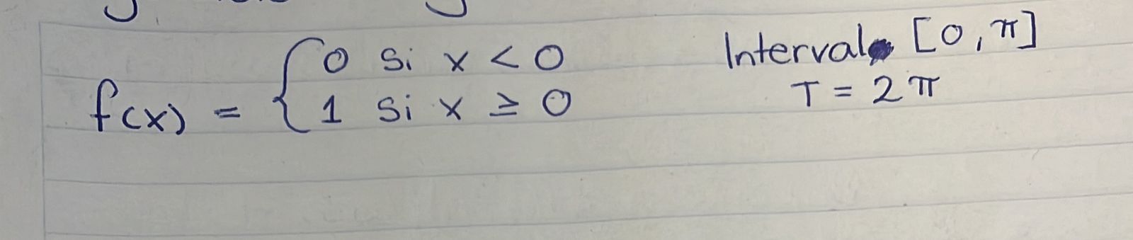 Solved f(x)={01 si x
