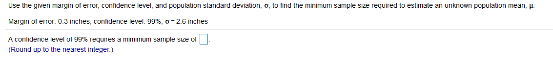 Solved Use the given margin of error, confidence level, and | Chegg.com