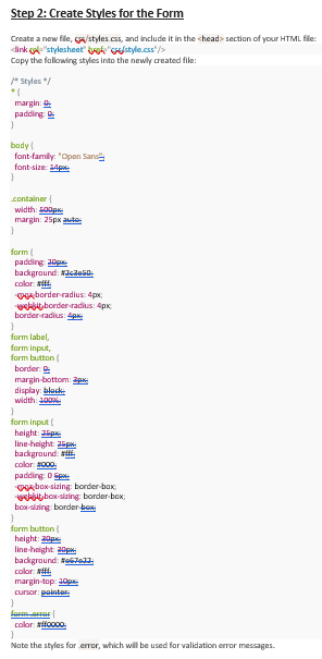 Solved Step 3: Create the Validation Rules Create a file | Chegg.com