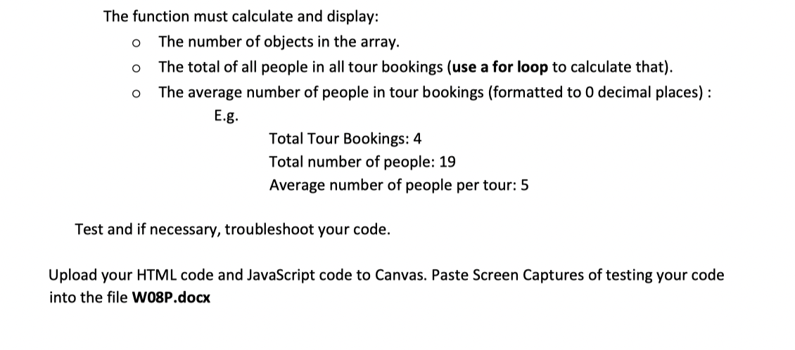 Solved Code the following in JS and HTML. Write the full | Chegg.com