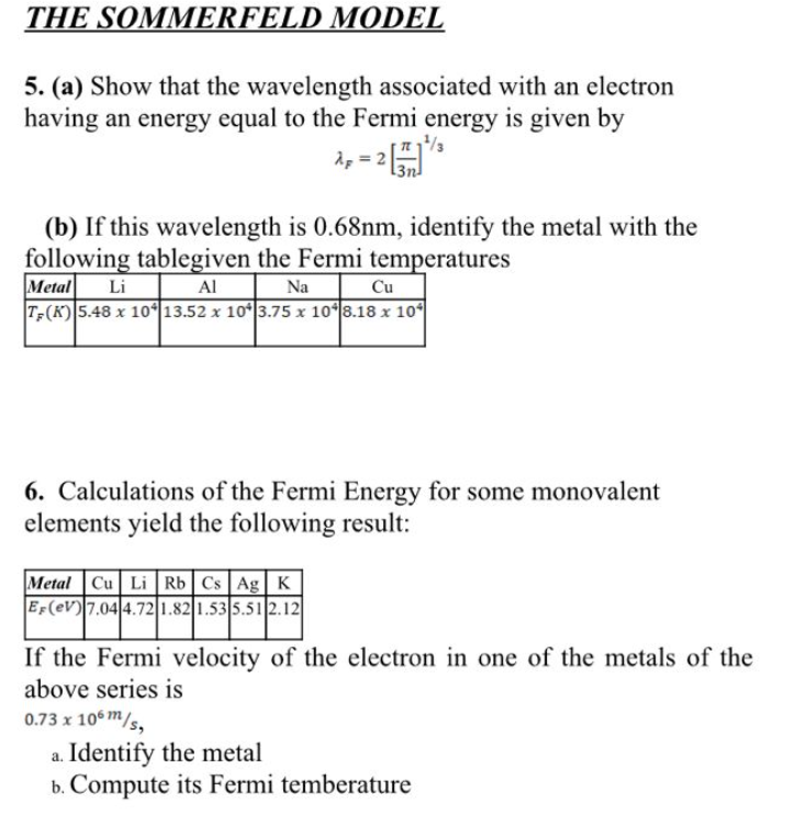 Solved 5. (a) Show that the wavelength associated with an | Chegg.com
