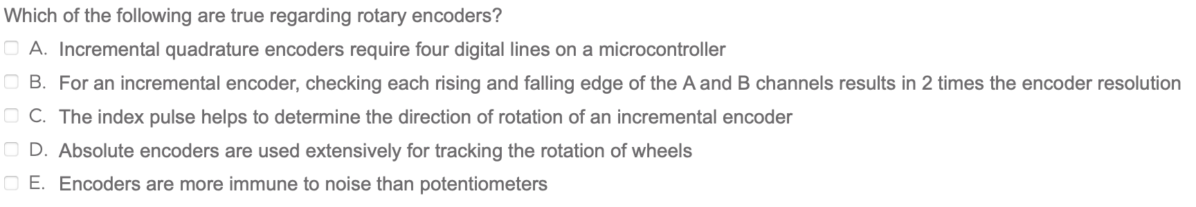 Solved Which of the following are true regarding rotary | Chegg.com