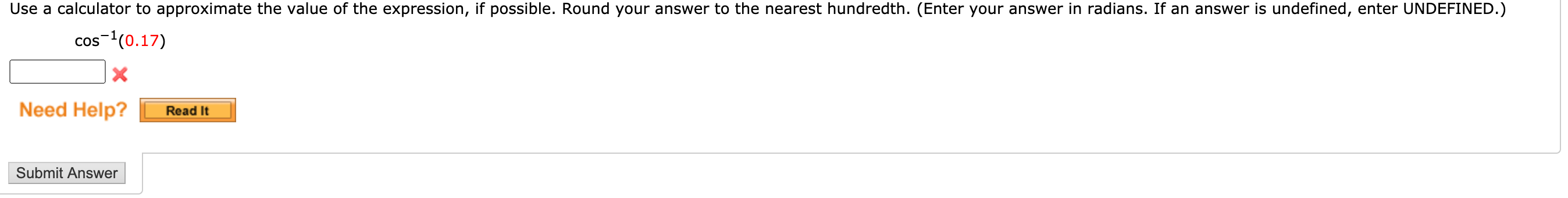 Solved Use a calculator to approximate the value of the | Chegg.com