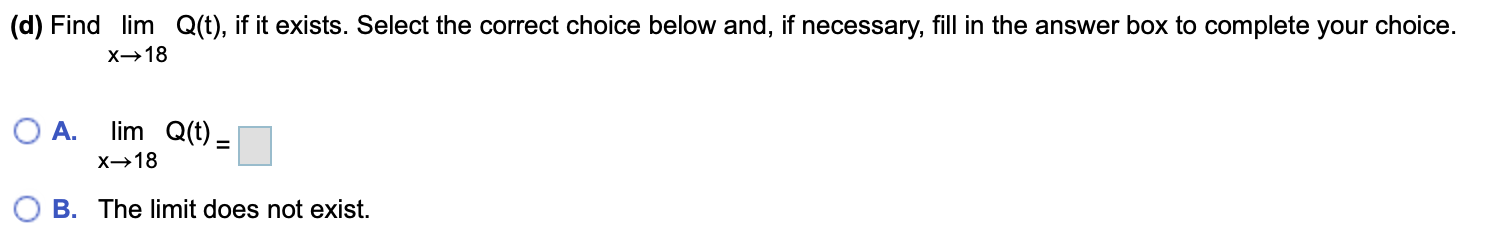 Solved (a) Find Q(18). The value of Q(18) is Interpret | Chegg.com