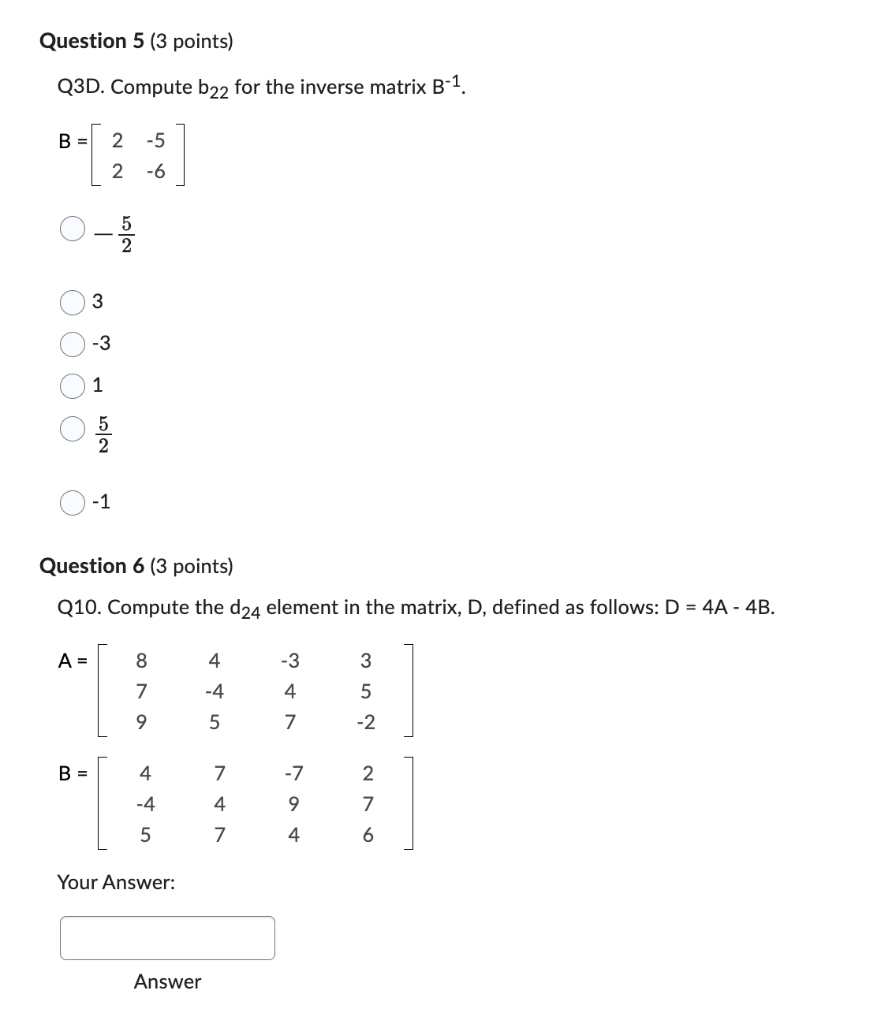 Solved Q13 Suppose A And B Are Defined As Follows 