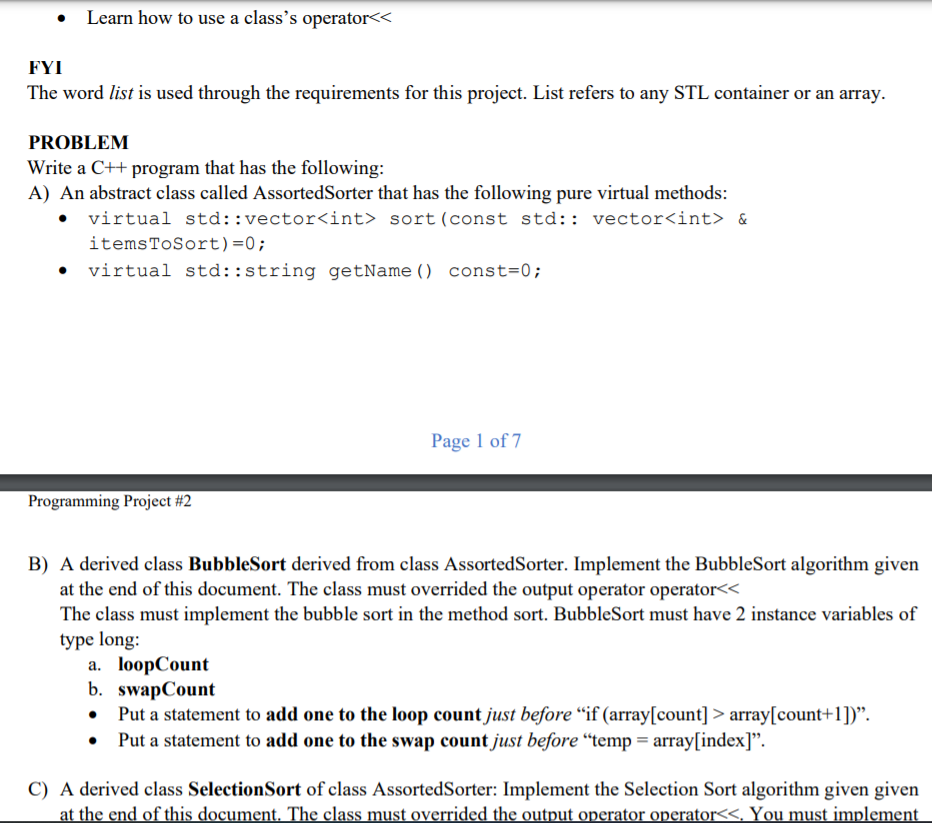 Solved Create a test class called AssortedSorterTest. | Chegg.com